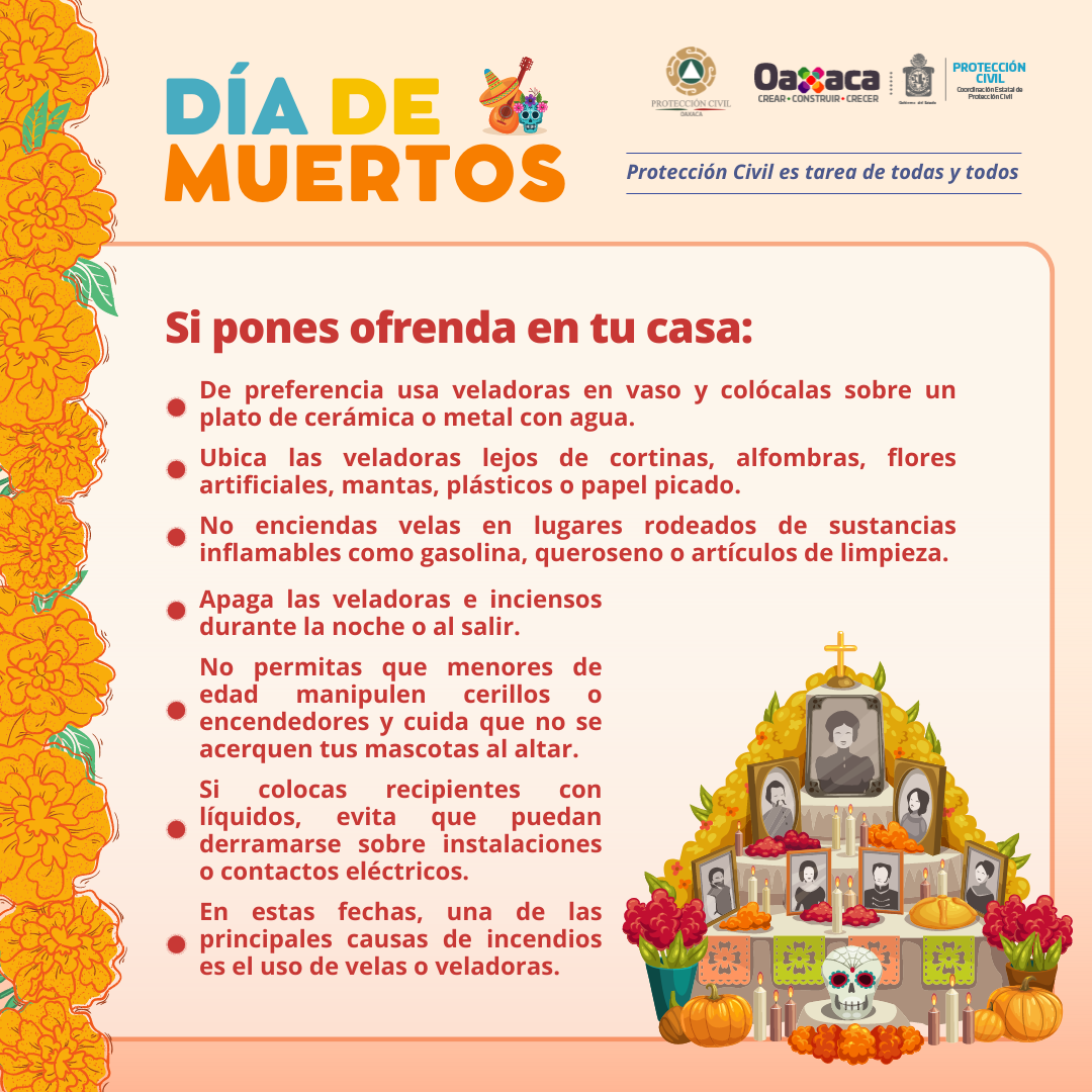 Emite CEPCO recomendaciones preventivas para la festividad del Día de ...